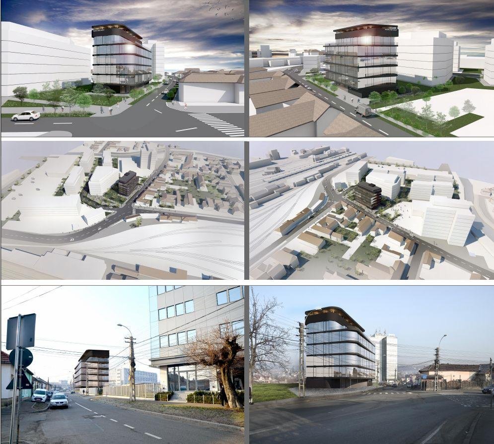 Ziua de Cluj | Zona Gării se aglomerează. Birouri cu 6 etaje, în zona ...