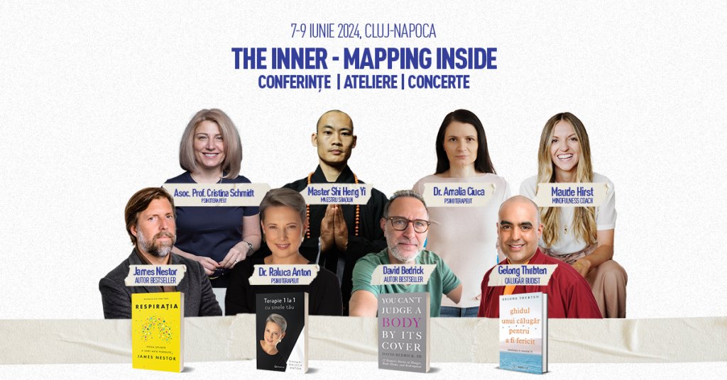 Ziua de Cluj | Speakeri de top la cea de-a treia ediție The Inner - Mapping Inside