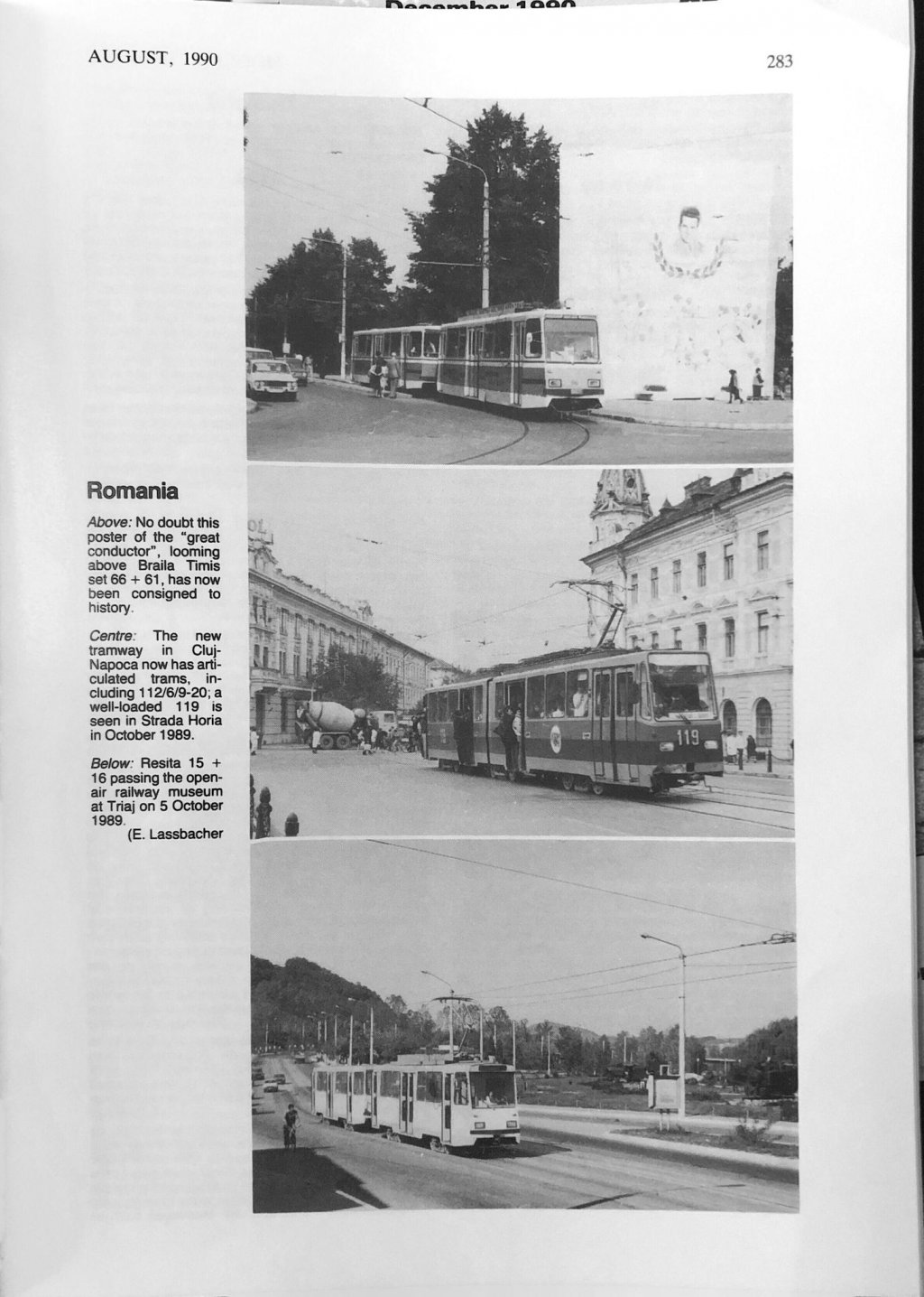 Ziua de Cluj | Revista "Modern Tramway" publica despre tânărul tramvai ...